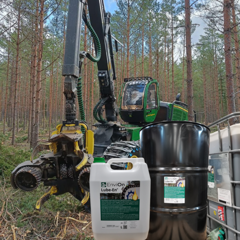 EnviOn | Markeringsfärg och kedjesmörjmedel för skogsmaskiner
